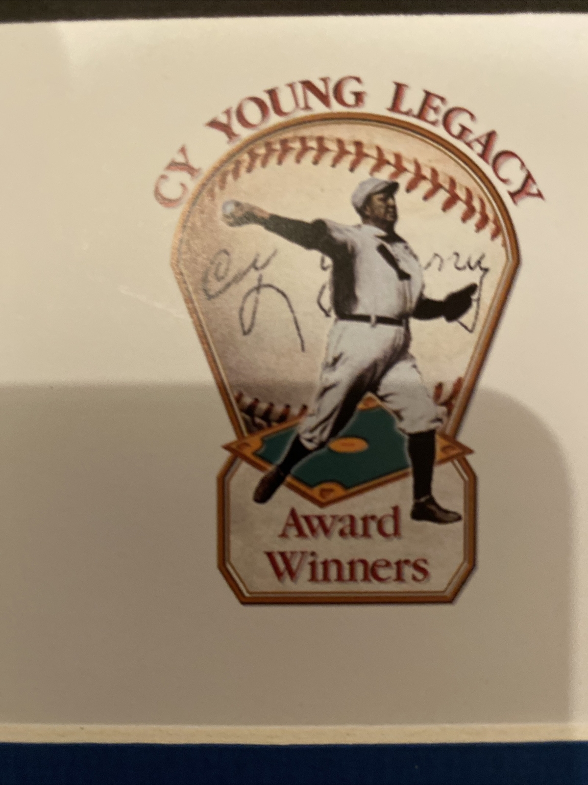 Signed Cy Young Legacy Award Winners Matted Print (Palmer, Fingers ...