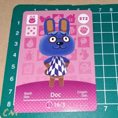 Genuine Animal Crossing amiibo card Series 4 #372 Doc | eBay