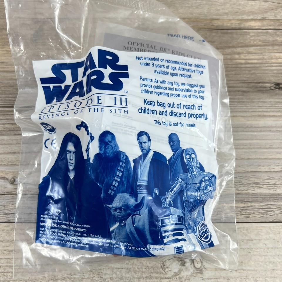 Star Wars Episode III Revenge Of The Sith 2005 Burger King Toy - Mace ...