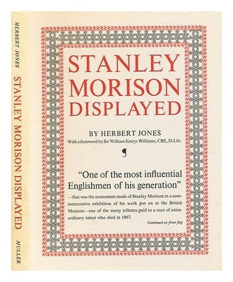Jones, Herbert STANLEY Morison Visualizzati: An Esami Di His Presto ...