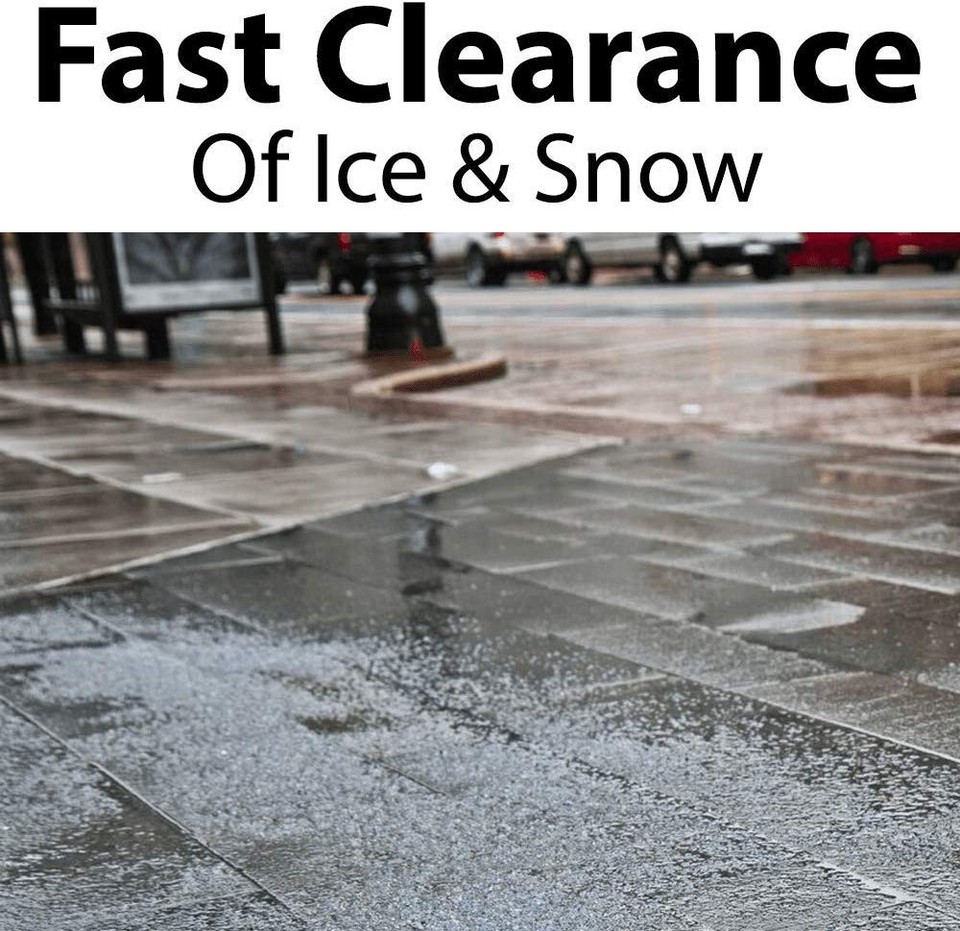 White Rock Salt De Icing Gritting, Defrost Ice & Snow Path, Steps ...