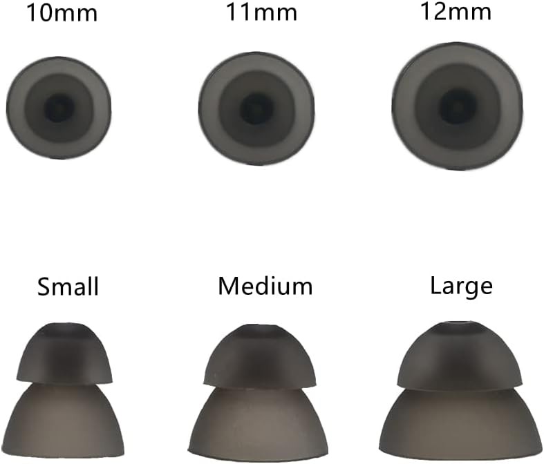 Hearing Aid Domes Small Medium Large for Resound Sure Fit RIC Mix (6 ...