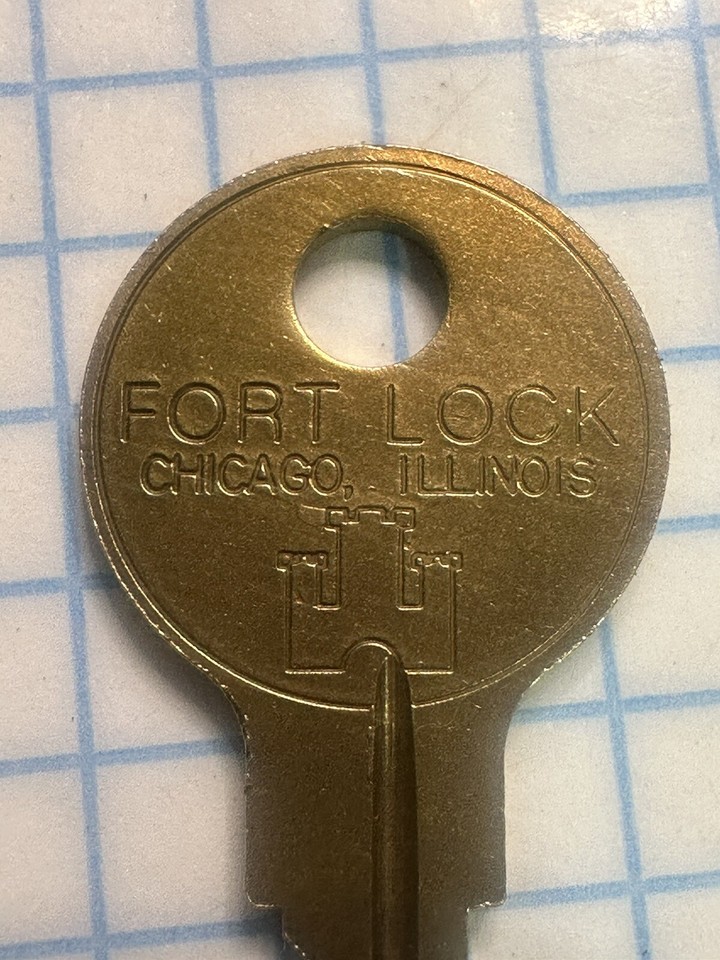 (1) Vintage FORT LOCK 329 Key - Made in USA - 54G | eBay