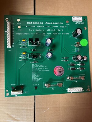 D-12246/WDP011C Power Supply Williams System Most 11B, and all 11C ...