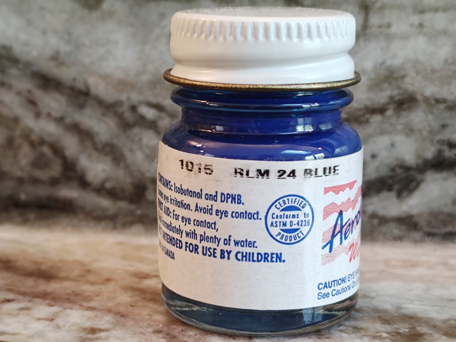 AEROMASTER - WARBIRD COLORS - .5 oz ACRYLIC MODEL PAINT - GERMAN RLM 24 ...