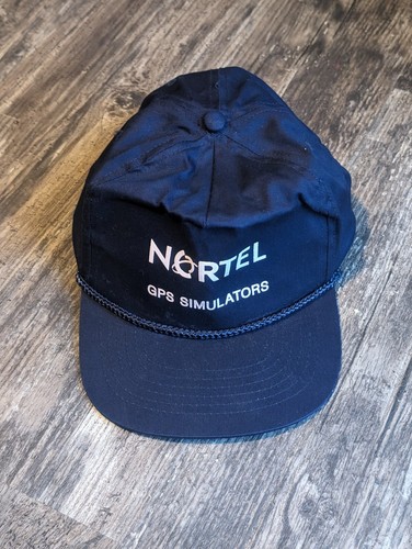 Nortel GPS Simulators Hat Cap Snapback Adults One Size Color Blue | eBay