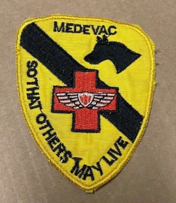 US 1st Cavalry Division AIR AMBULANCE PLATOON D MEDEVAC 18 Vietnam War ...