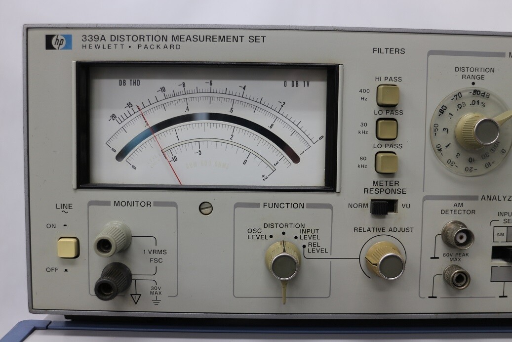 HP 339A Distortion Measurement Set | eBay