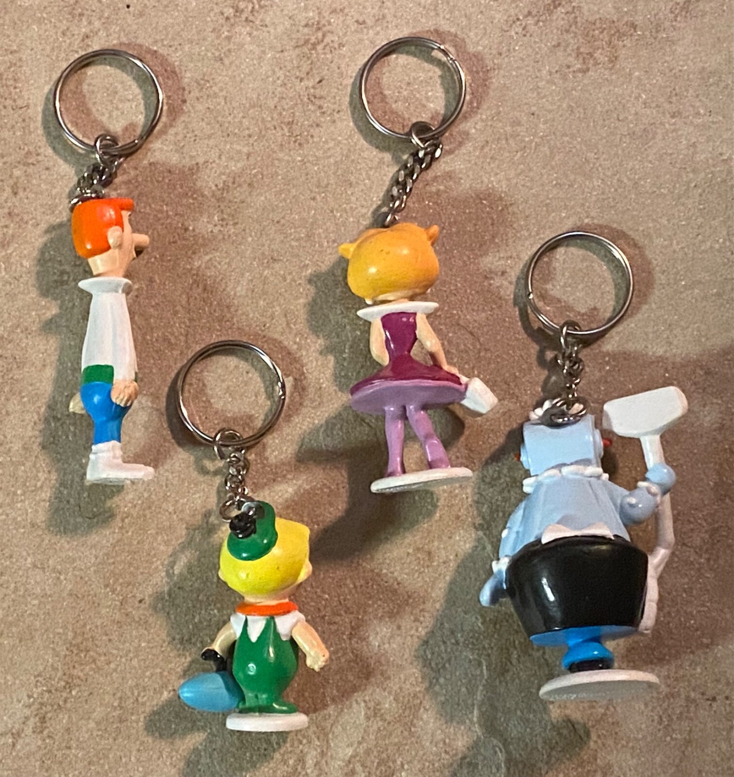 THE JETSONS KEYCHAINS PICK FROM GEORGE OR JANE OR ELROY PVC 1990 ...