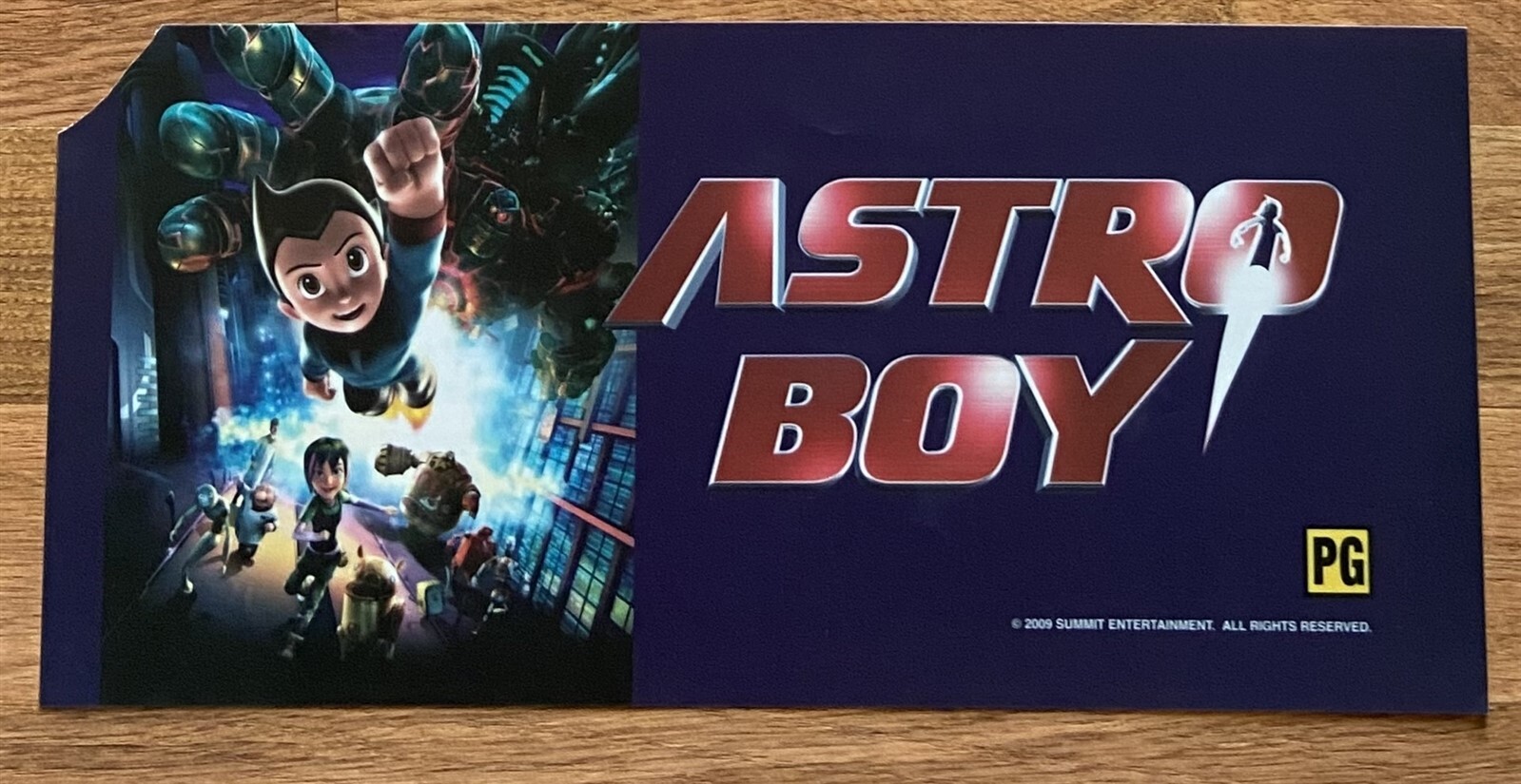 🌟 Astro Boy (2009) - Movie Theater Mylar / Poster - 6x13 | eBay