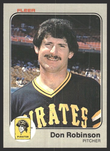 Don Robinson #319 1983 Fleer Pittsburgh Pirates | eBay