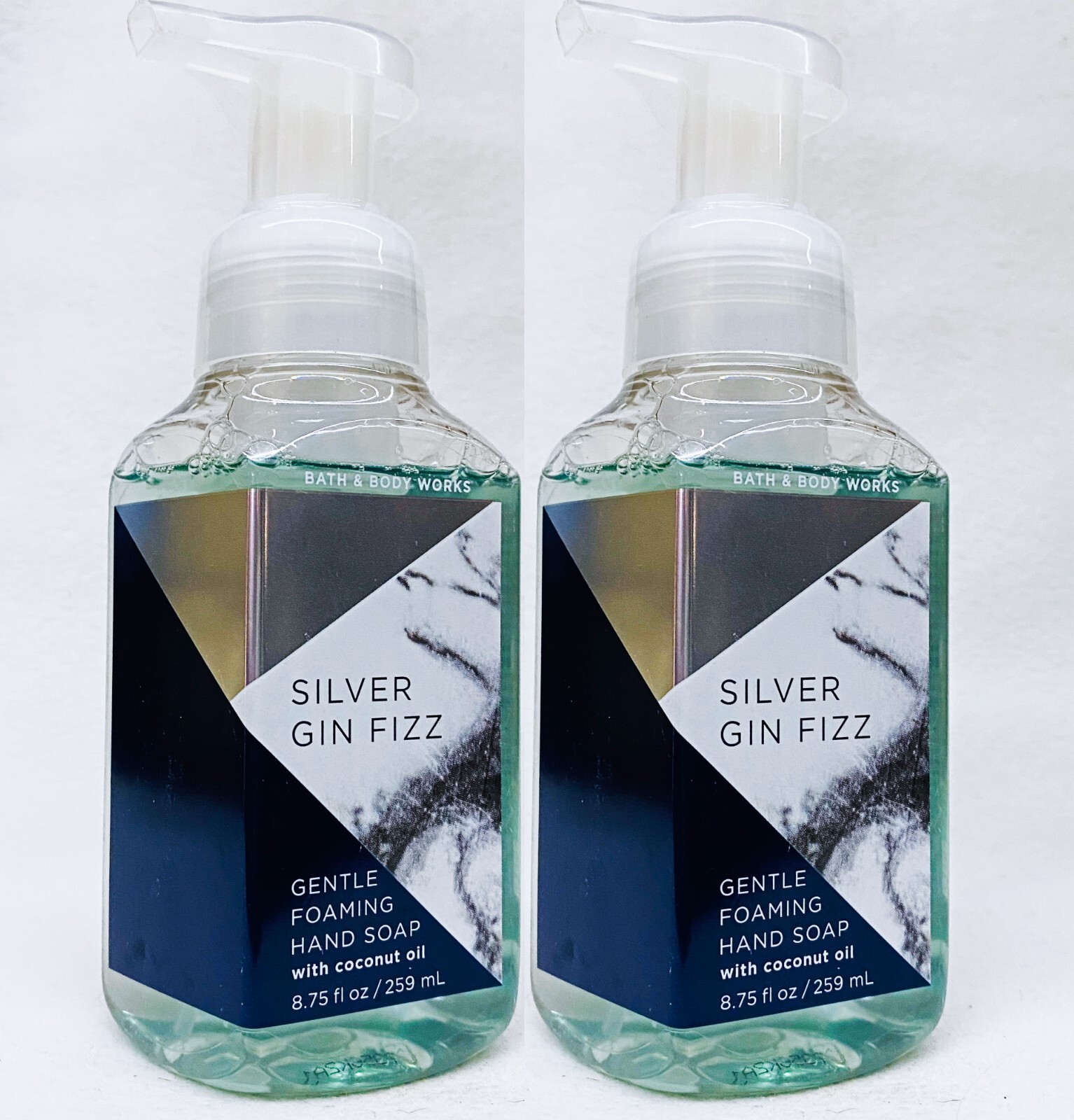 2 Bath & Body Works SILVER GIN FIZZ Gentle Foaming Hand Soap 8.75 oz | eBay