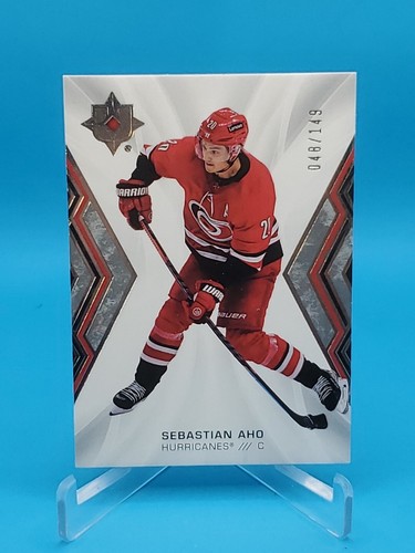 Sebastian Aho 2021-22 UD Ultimate Collection #57 - #'d 48/149 ...