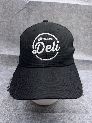 Service Deli Hat Cap Strap Back Adult One Size Black 100% Polyester ...