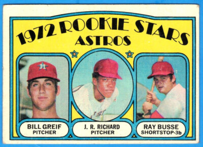 1972 Topps Rookie Stars #101 Greif / Richard / Busse (vg) Houston ...