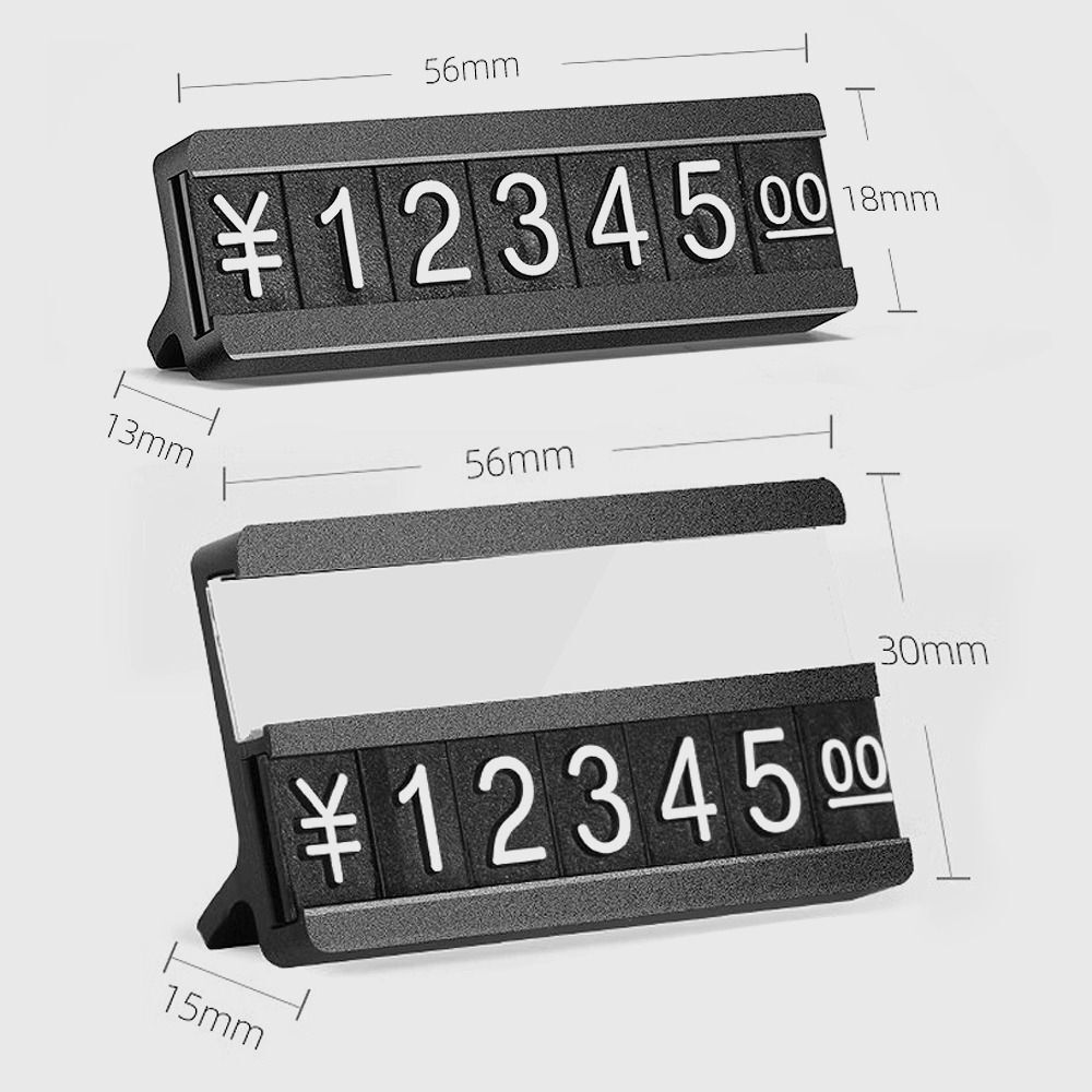 DIY Digital Tag Gold/Silver/Black Commodity Tag Practical Price Tag ...