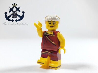 LEGO 2013 Minifigure Roman Emperor Series 9 Collectible col133 Dark Red ...