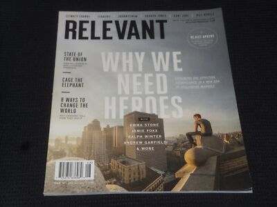 2014 JULY RELEVANT MAGAZINE - WE NEED SUPER HEROES FRONT COVER - L ...