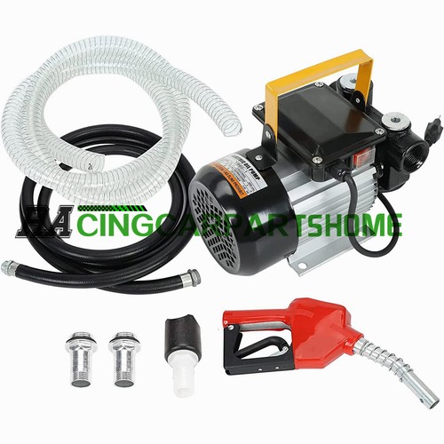 110V AC 16GPM Diesel Oil Fuel Transfer Pump Kit Electric Self-Priming w ...