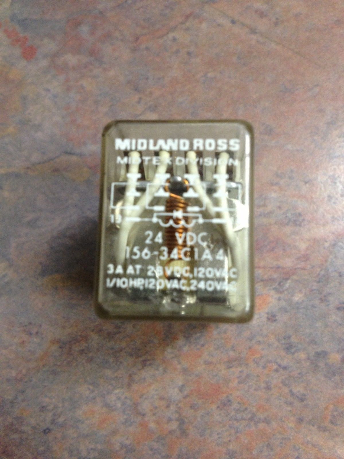 156-34C1A4 Midland Ross Relay 24VDC | eBay