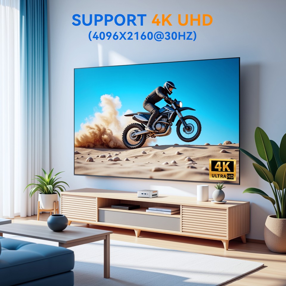 NiPoGi E2 4K Mini PC Windows 11 Pro Intel N97（4C/4T 0.8/3.60 GHz ）16GB ...