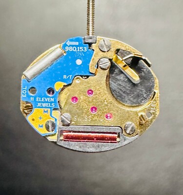 GENUINE ETA 980.153 QUARTZ MOVEMENT SWISS MADE 11 JEWELS - NOS FROM ...