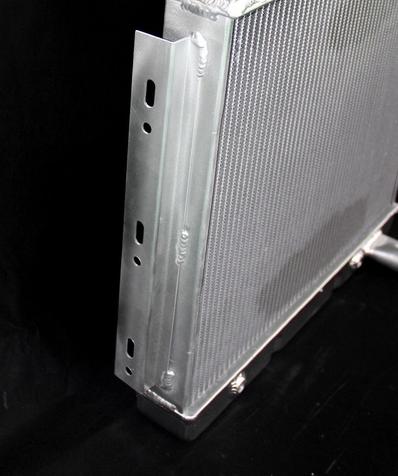 KKS5557 3 Row Aluminum Radiator Fit 1955 1956 1957 CHEVY BEL AIR V8 ...