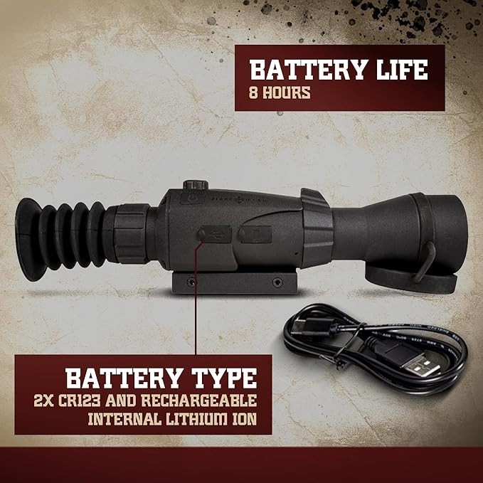 Sightmark Wraith 4K Max 3-24x50 with IR Digital Night Vision Riflescope ...