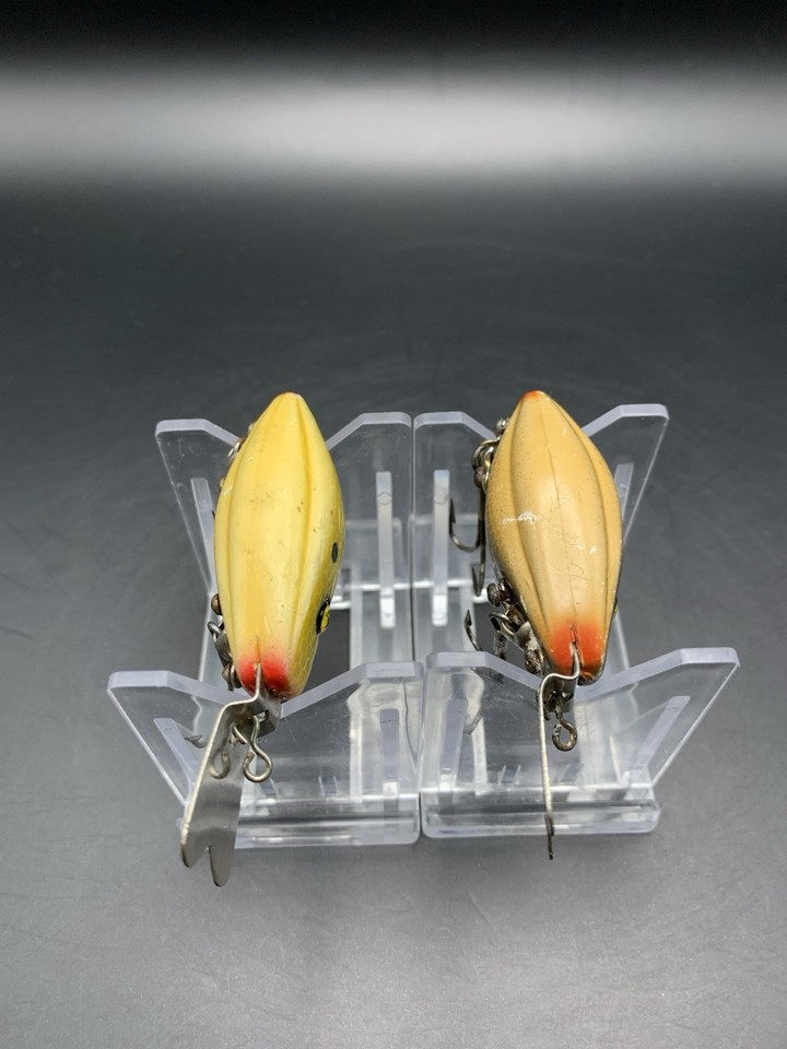 VINTAGE LURE LOT! OLD CREEK KING INJURED MINNOWS! AWESOME ARKANSAS BAIT ...