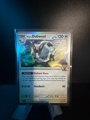 Pokemon Journey Together Hop's Dubwool Holo Rare Card 136/159 NM | eBay