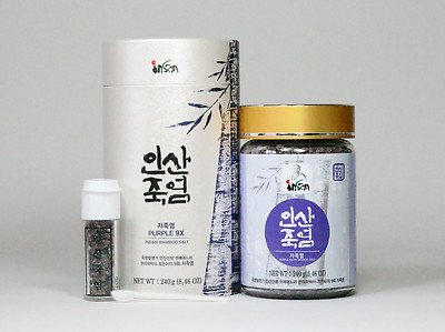 Korean Bamboo Salt Ultimate purple 9X(9Times Roasted)-Crystal 240g [U ...