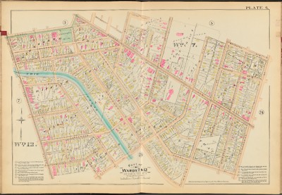 1888 E. ROBINSON MONROE COUNTY ROCHESTER NY WADSWORTH SQUARE COPY PLAT ...