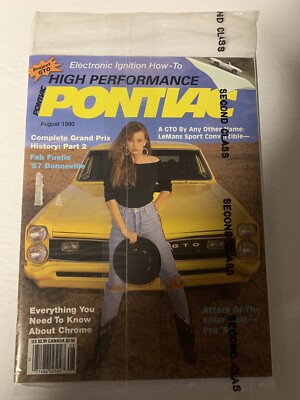 Pontiac Magazine 8/1990 NEW IN ORIGINAL PLASTIC-NEVER OPENED | eBay
