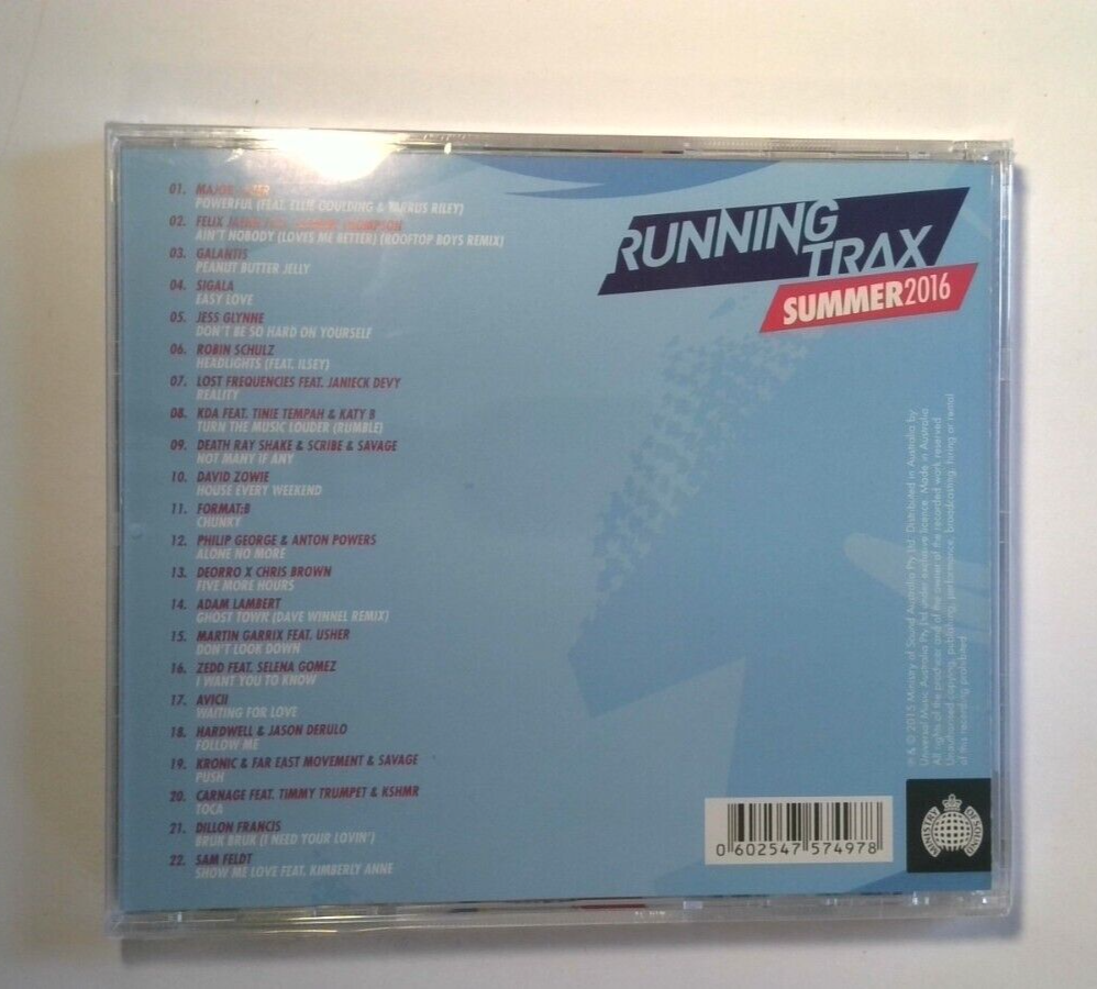 Running Trax Summer 2016, ministry of sound [New CD] | eBay