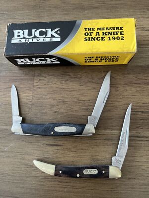 Buck 385 Special Edition Toothpick Folding Pocket Knife + Buck 309 2 ...