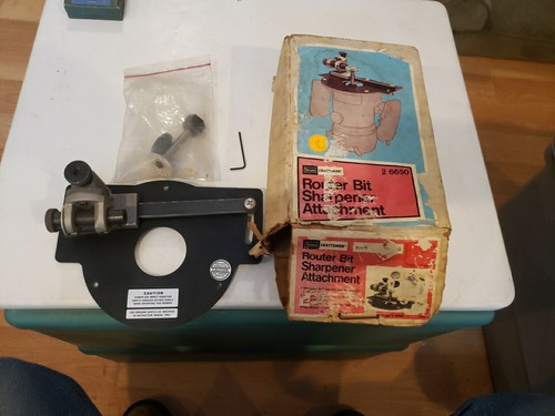 Vintage SEARS CRAFTSMAN Router Bit Sharpening Attachment 96650 (E) | eBay
