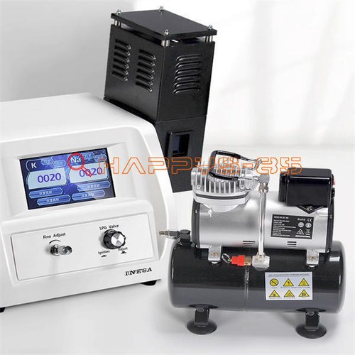 Flame Photometer K/Na Elements Lab Detector with Air Compressor ...