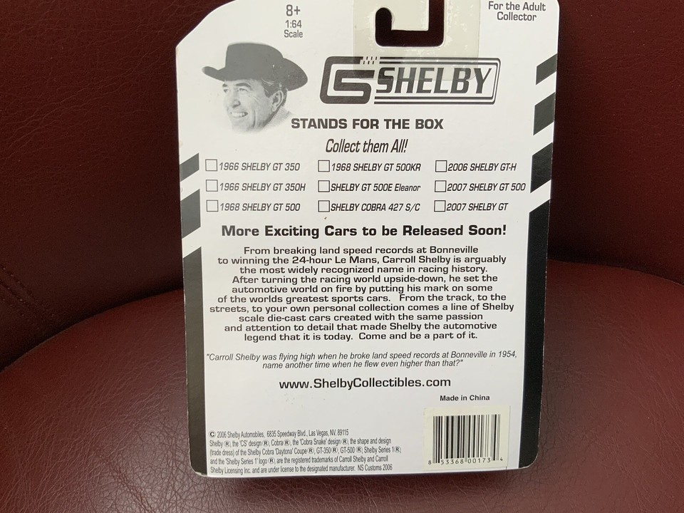 New Shelby Collectibles 1968 Shelby G.T. 500 Metallic Gold - 1:64 | eBay