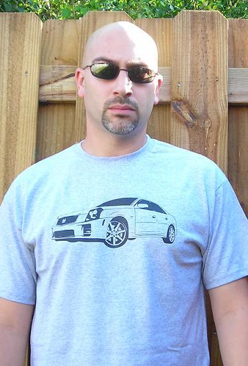 Cadillac CTS-V t-shirt , Silver 2004 2005 2006 2007 LS6 | eBay