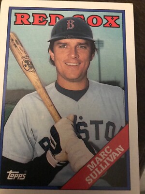 Topps Baseball Trading Card Boston Red Sox Marc Sullivan | eBay