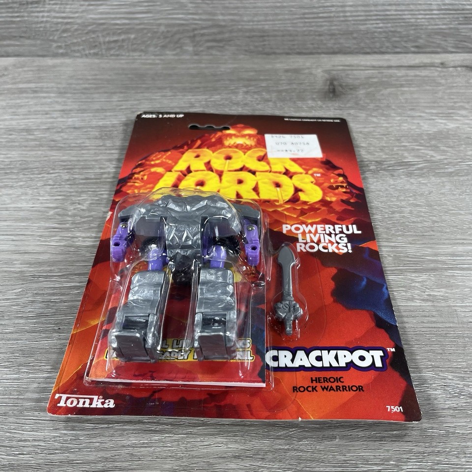Vintage 1987 Rock Lords Action Figures Crackpot Warrior Action Figure ...