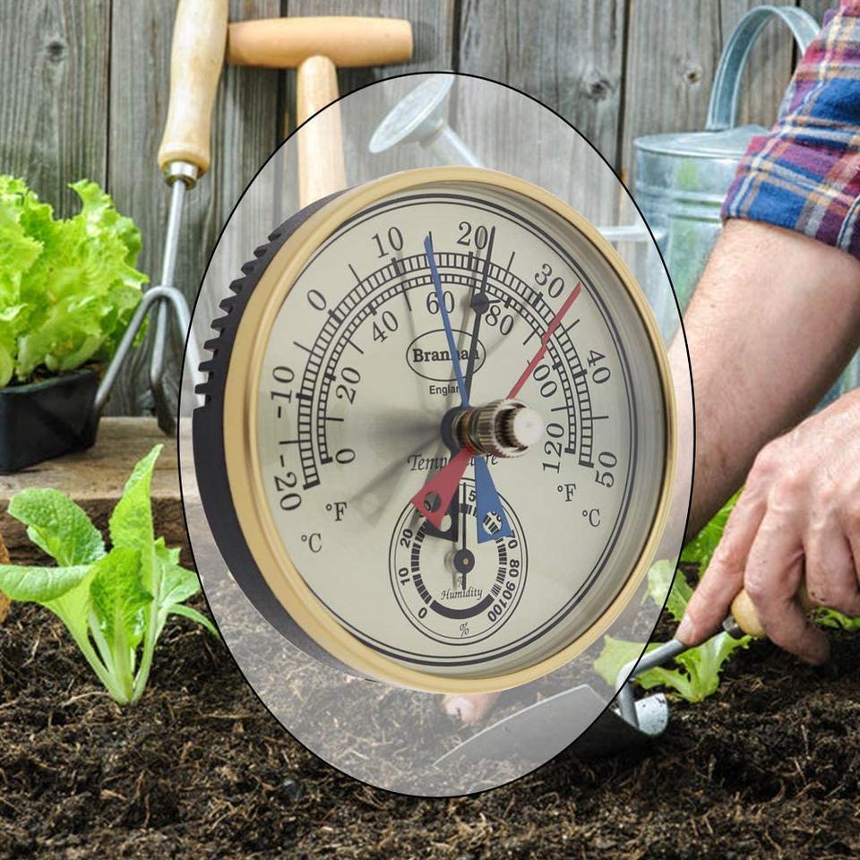 Max Min Thermometer and Hygrometer - Ideal Greenhouse Thermometer and ...