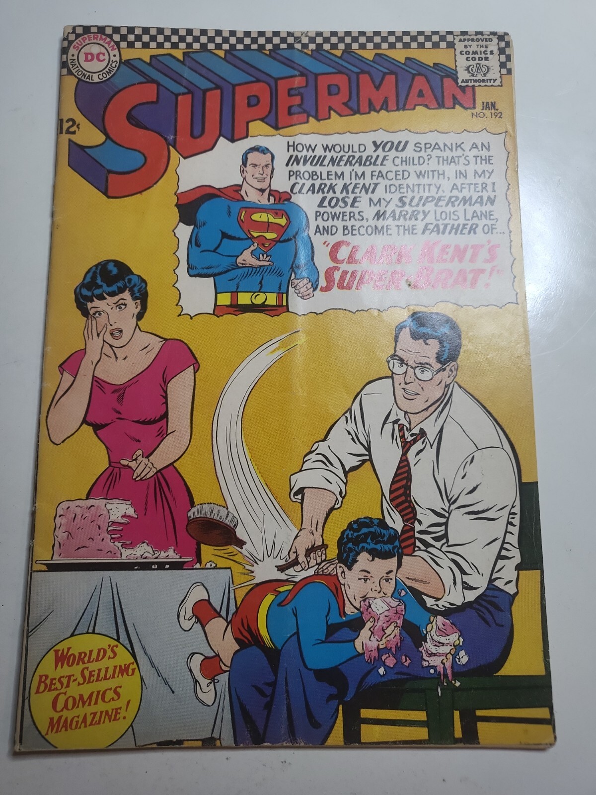 Superman #192: "Clark Kent's Super-brat!" DC Comics 1967 VG | eBay