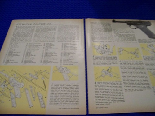 STOEGER LUGER (.22) PISTOL..TAKEDOWN/EXPLODED VIEW..RARE! (928NN) | eBay