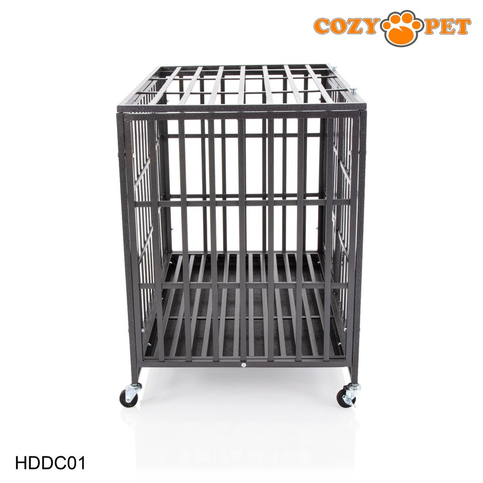 Heavy Duty Dog Cage By Cozy Pet Steel Crate Vet Groomers Commercial Use ...