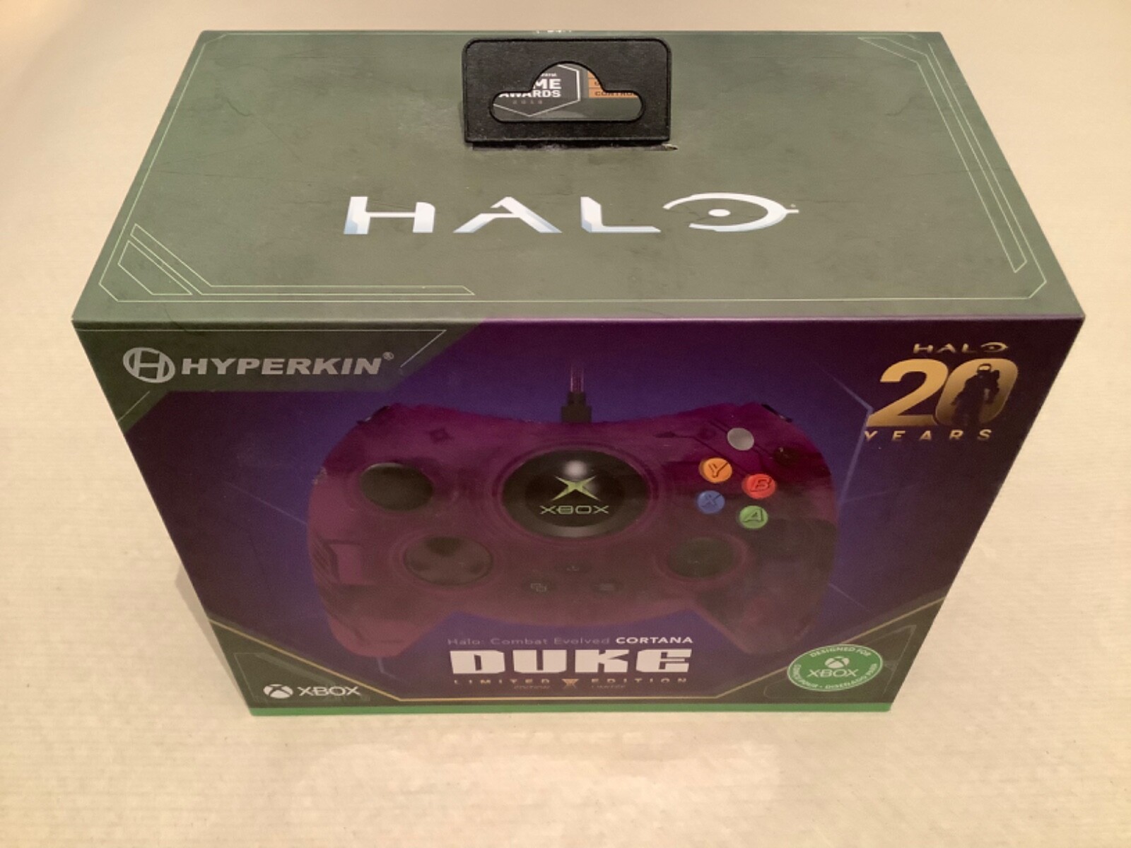 RARE PURPLE HYPERKIN 20TH ANNIVERSARY HALO CORTANA DUKE XBOX SERIES X ...