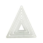 for Triangle Shape Cut Die Steel Embossing Stencil for DIY Art Craft ...