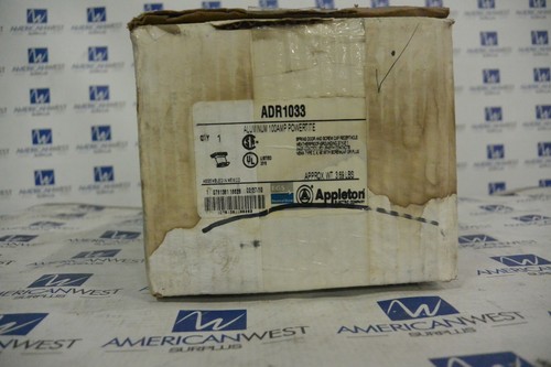 ADR1033 Appleton 100 Amp Spring Door and Cap Receptacle 600V 3W 3P NEW ...