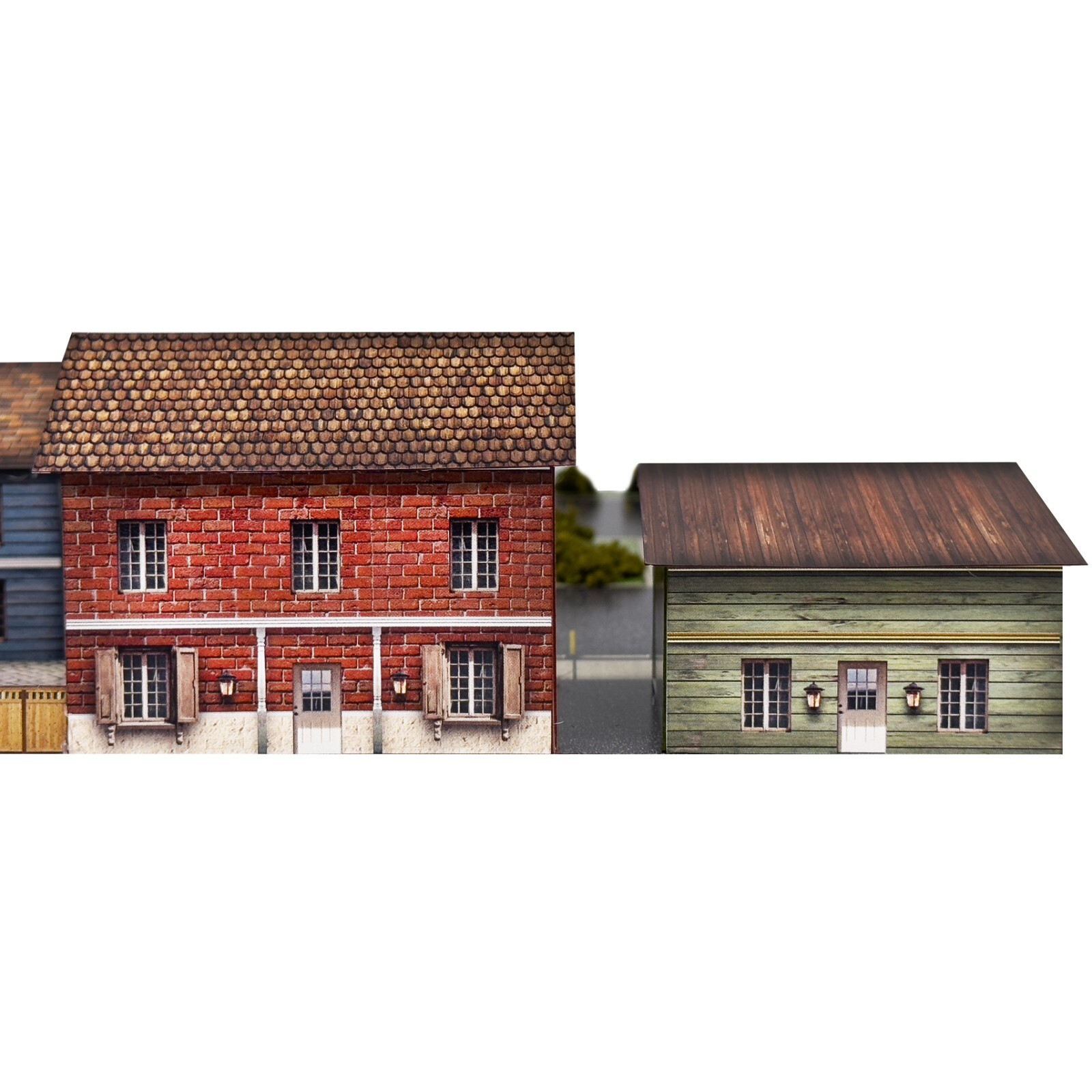 N Scale Building Kit Scale Starter Small Town Model Kit, Fits Micro ...