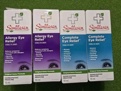 Similasan Allergy & Complete Combo Pack Eye Relief Drops 10ml - 4 Pack ...